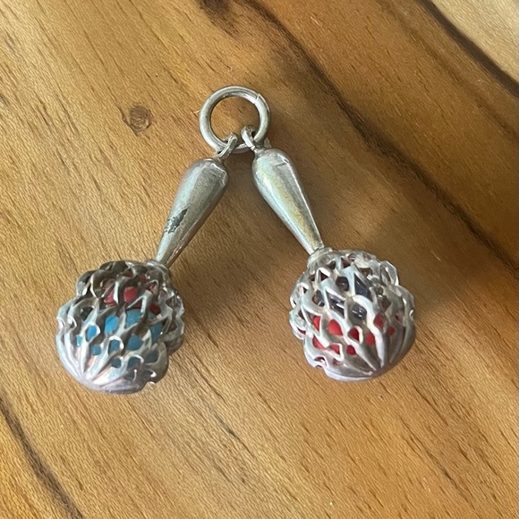 Jewelry | Vintage 925 Sterling Silver Maracas | Poshmark